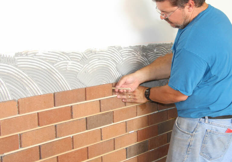 Thin Brick Installation Details For Walls | Royal Thin Brick