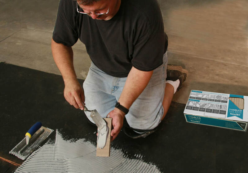 Thin Brick Floor Installation | Royal Thin Brick